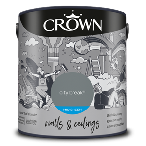 City Break - Mid Sheen - Standard Emulsion | Crown Paints