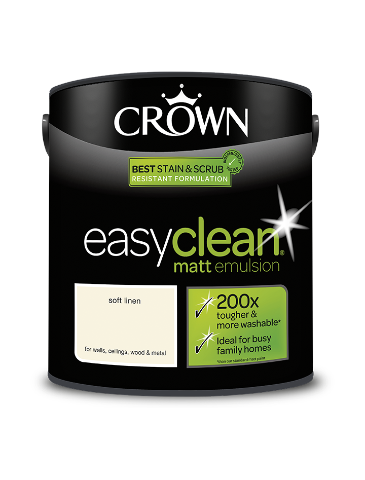 Soft Linen - Multi Surface Matt - Easy Clean | Crown Paints